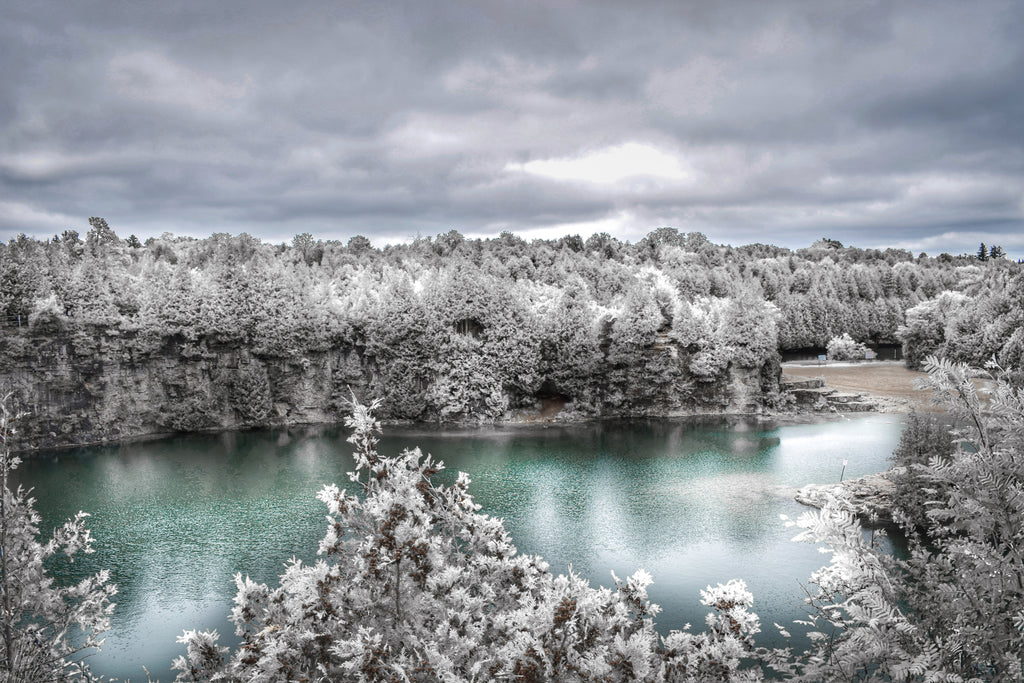 Elora Quarry in the Winter – Jessica West Photography